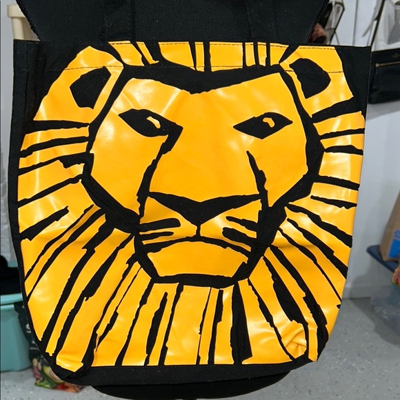 Disney | Bags | Disney Lion King Tote Bag Black And Yellow | Poshmark
